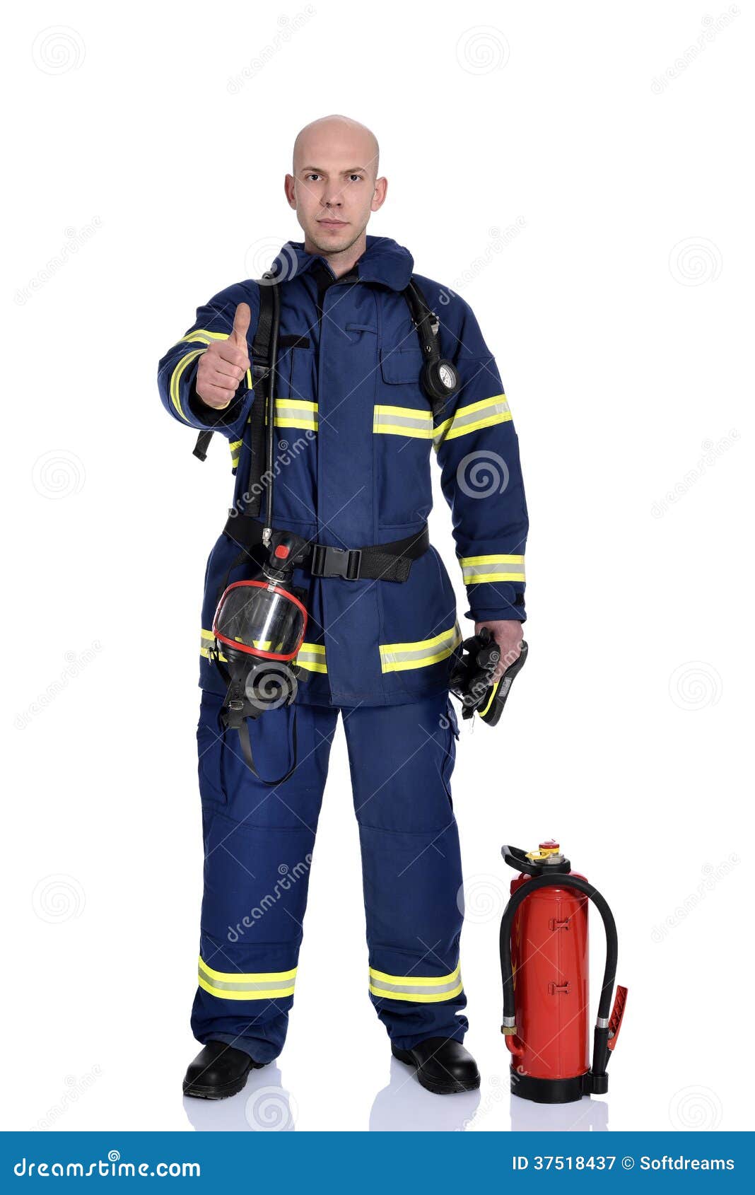 Fireman stock image. Image of glove, destruction, disastrous - 37518437