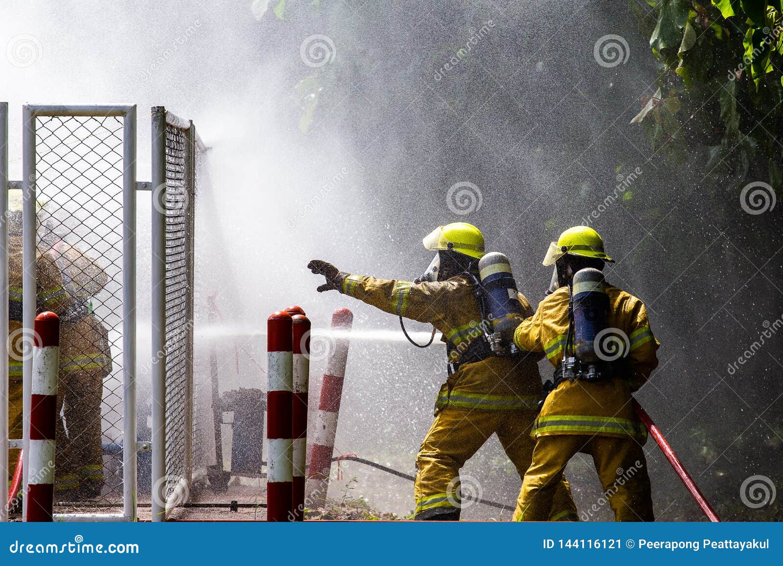 Fireman Boot Standing On Large Wheel. Royalty-Free Stock Image ...