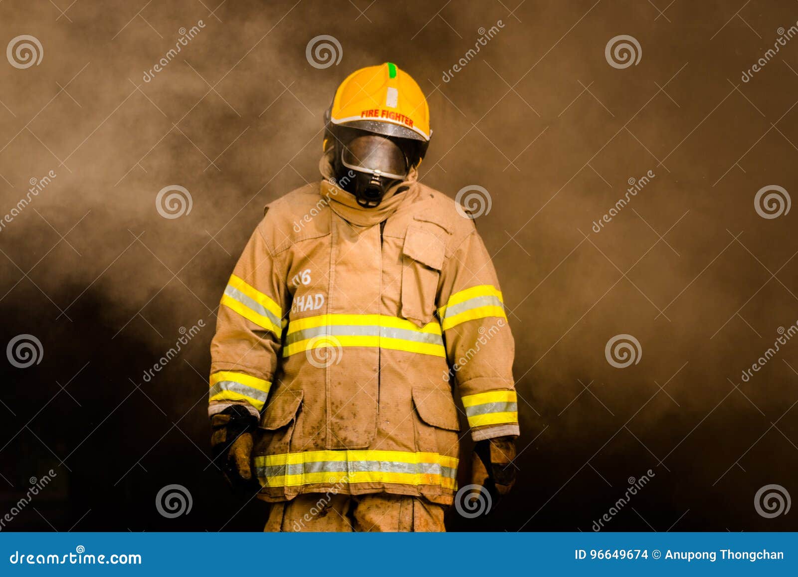Fireman stock photo. Image of adult, indoor, firefighters - 96649674
