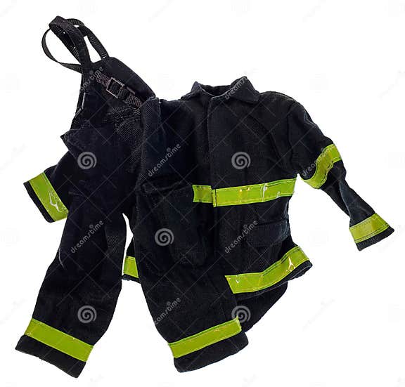 Fireman Jacket and Overalls Stock Image - Image of safety, gear: 275254559