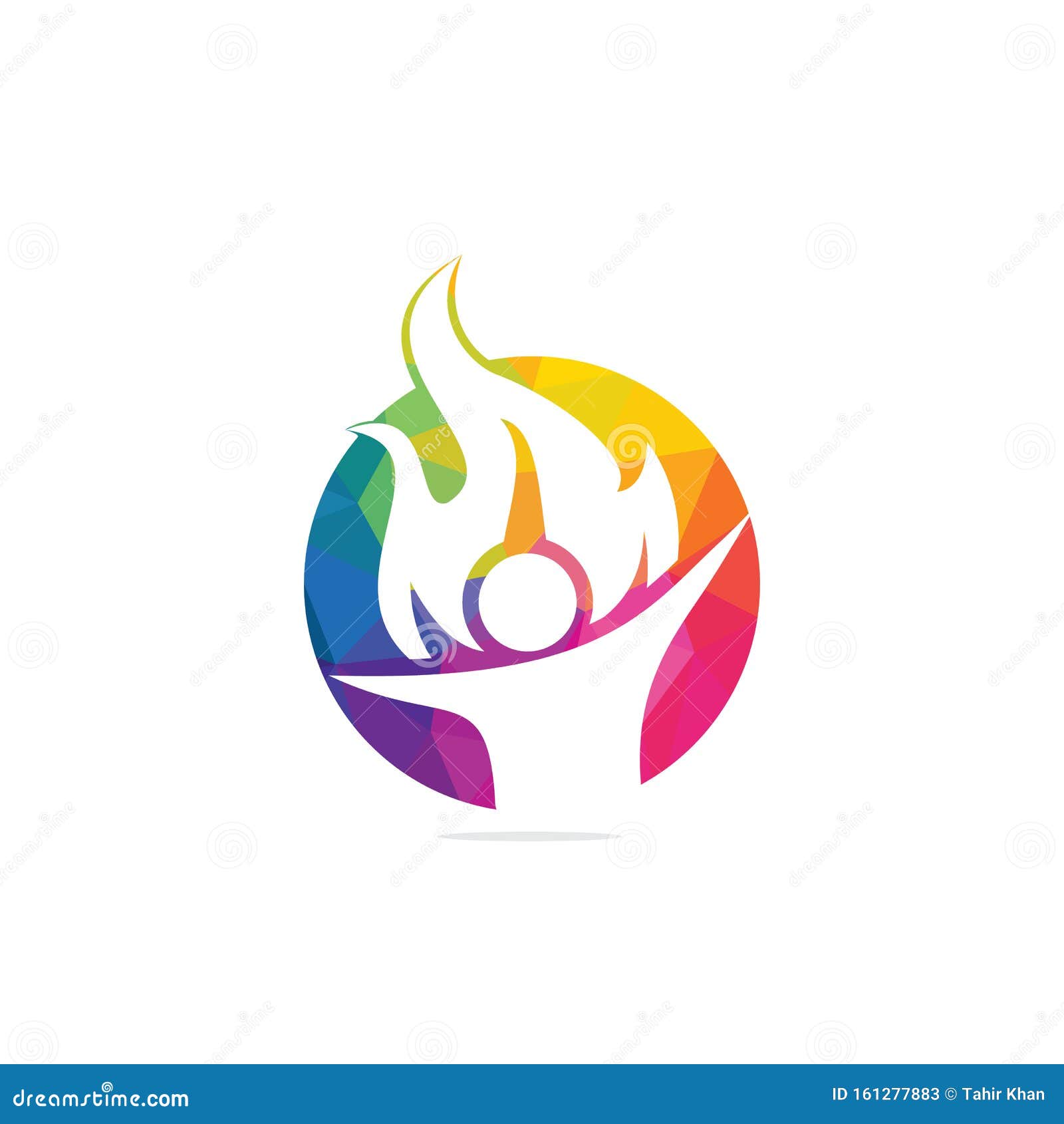 Fireman Logo Design.Red Flame Character Logotype. Stock Vector ...