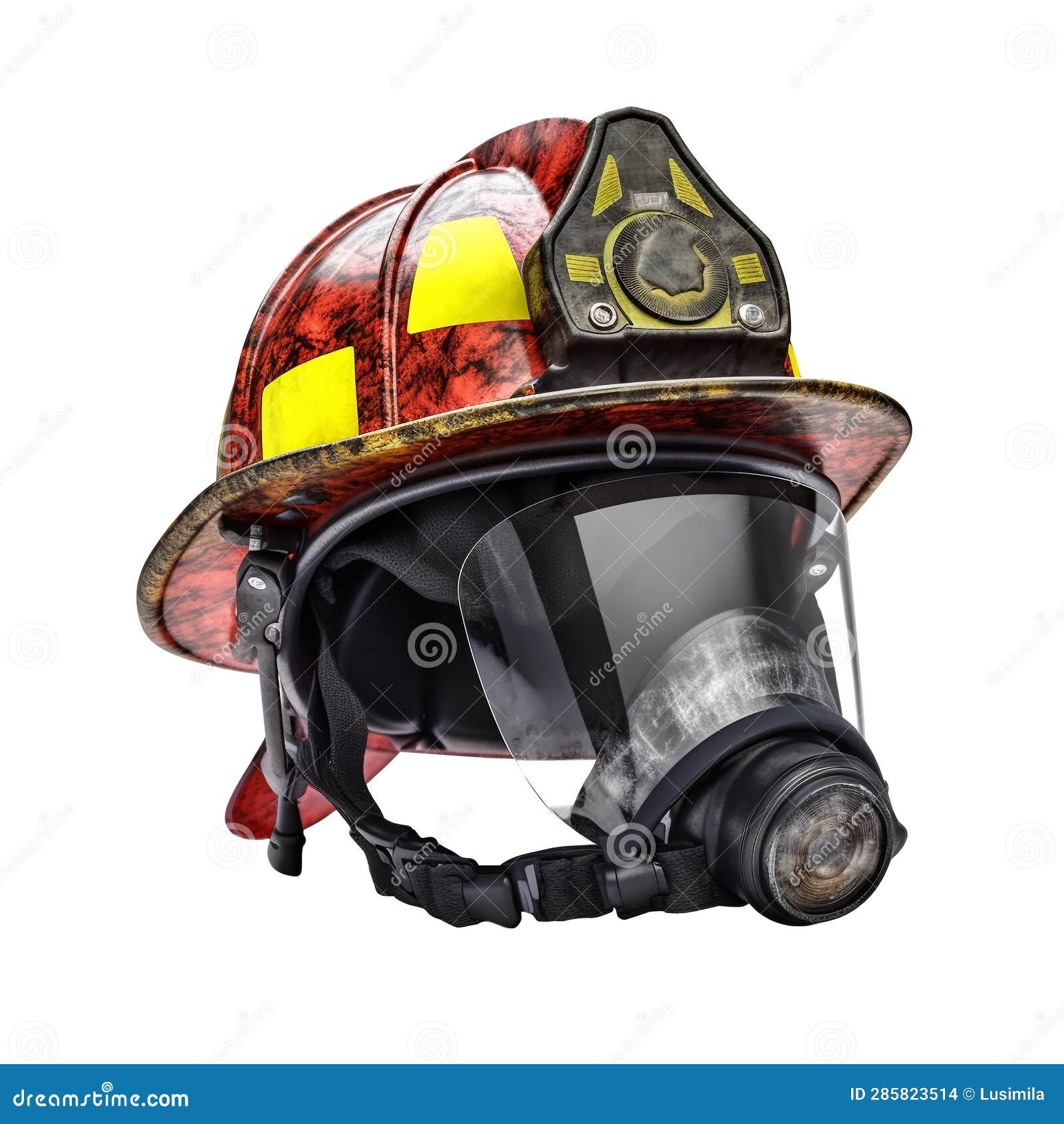 Fireman Modern Helmet Stock Photography | CartoonDealer.com #285823514