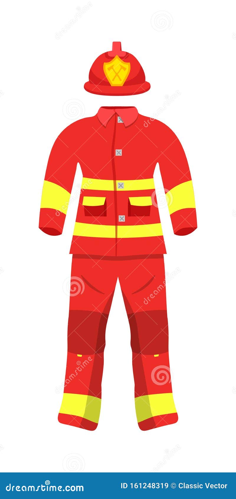 Firefighter Uniform Clipart