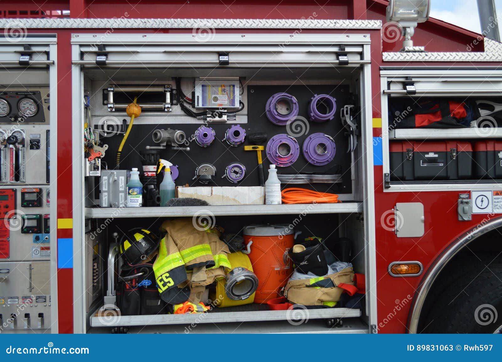 Fireman`s tools editorial stock photo. Image of rescue - 89831063