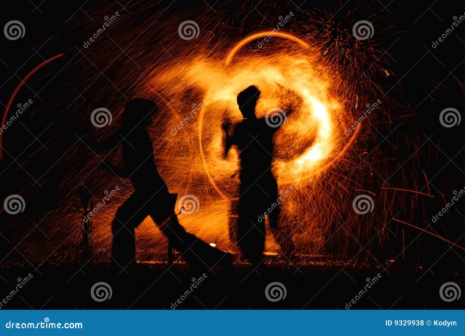 Fireman show stock illustration. Illustration of bonfire - 9329938