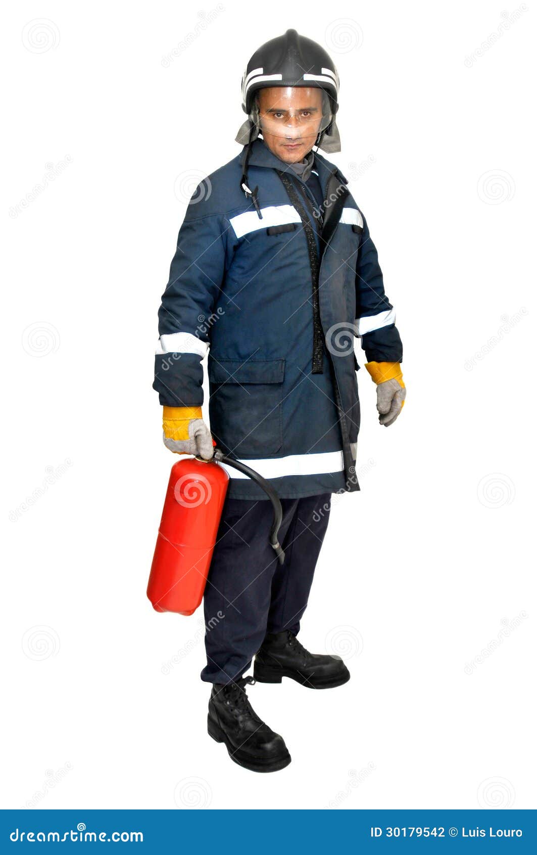 Fireman stock photo. Image of firefighter, emergency - 30179542