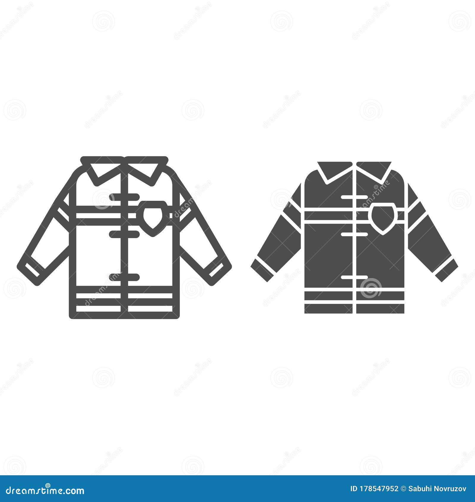 Fire Jacket Icon, Cartoon Style Vector Illustration | CartoonDealer.com ...