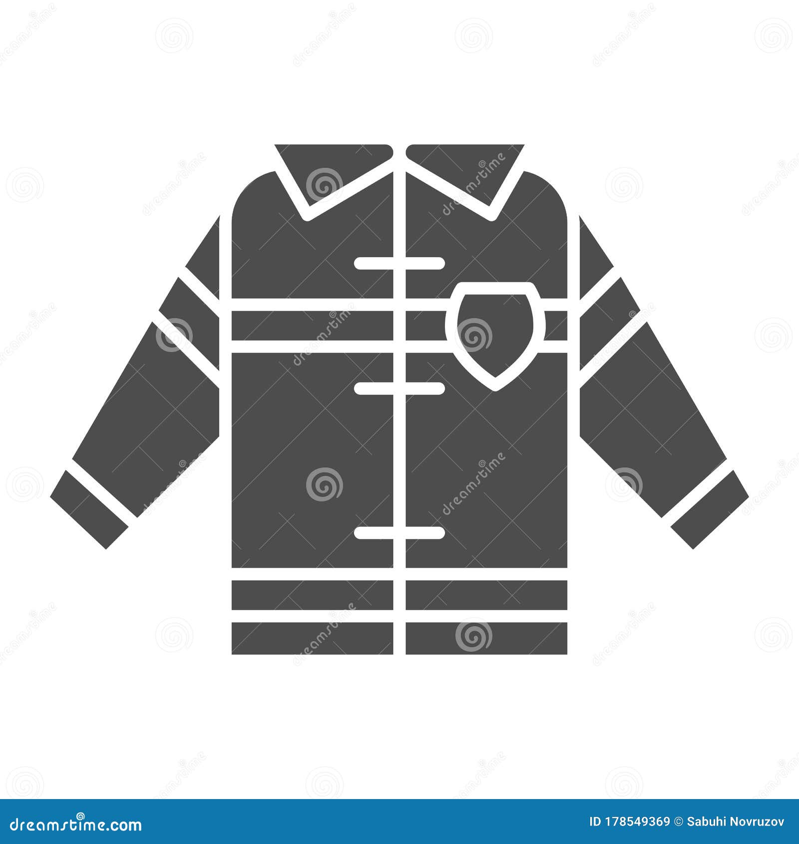 Fire Jacket Icon, Cartoon Style Vector Illustration | CartoonDealer.com ...