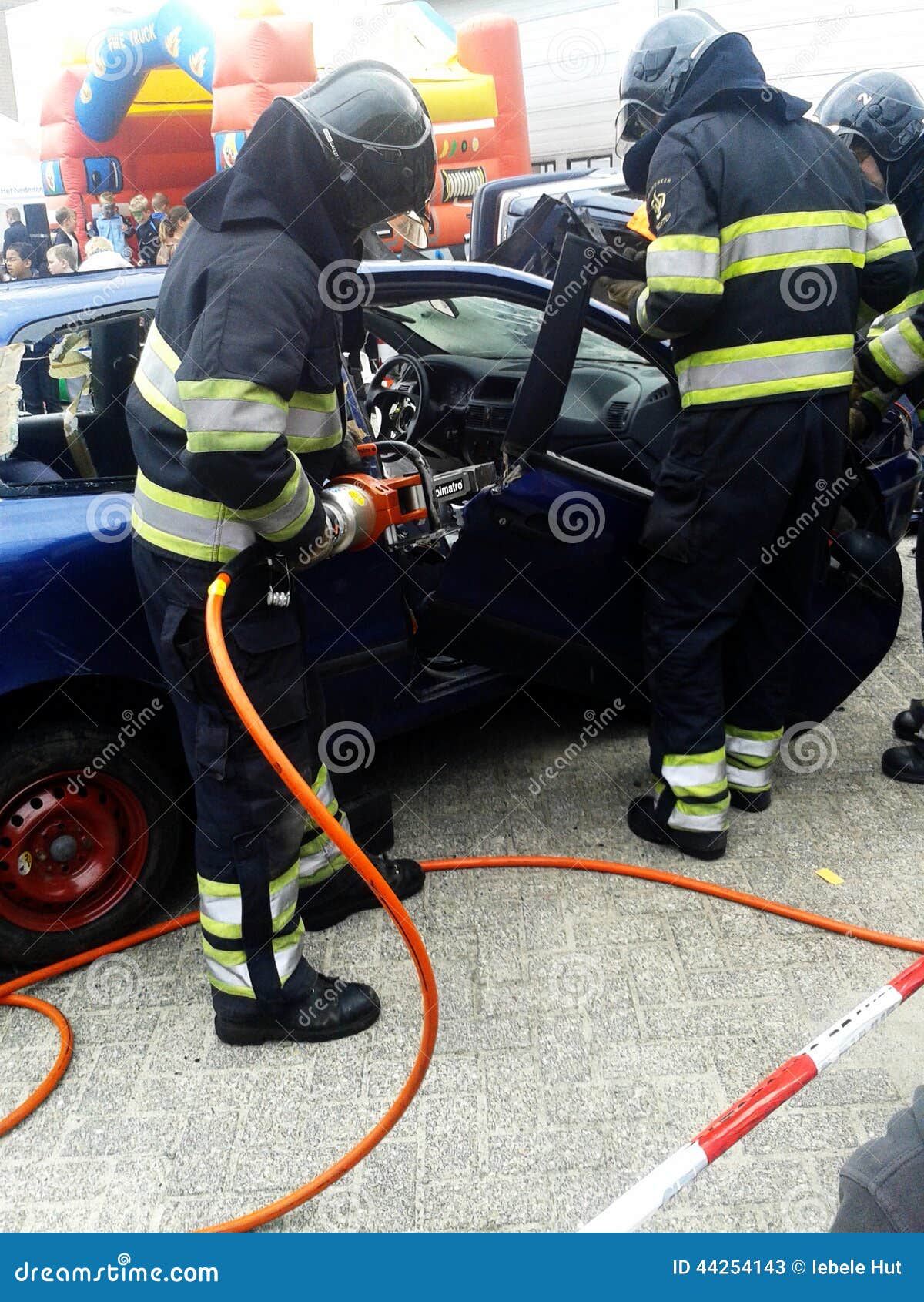 Fireman at work editorial stock photo. Image of open - 44254143