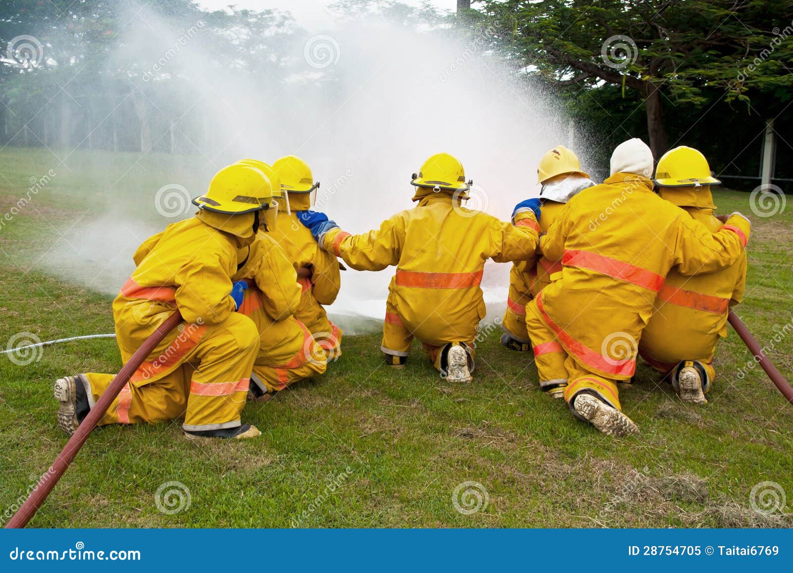Fireman are working stock image. Image of house, fireman - 28754705