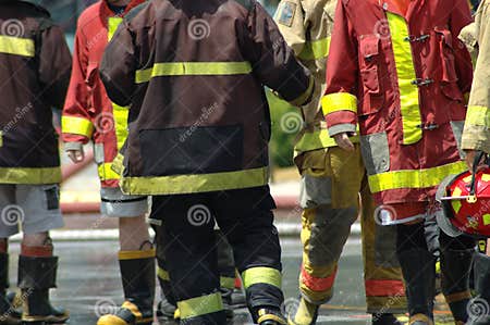 Firemen stock photo. Image of servant, burn, fire, fireman - 163338