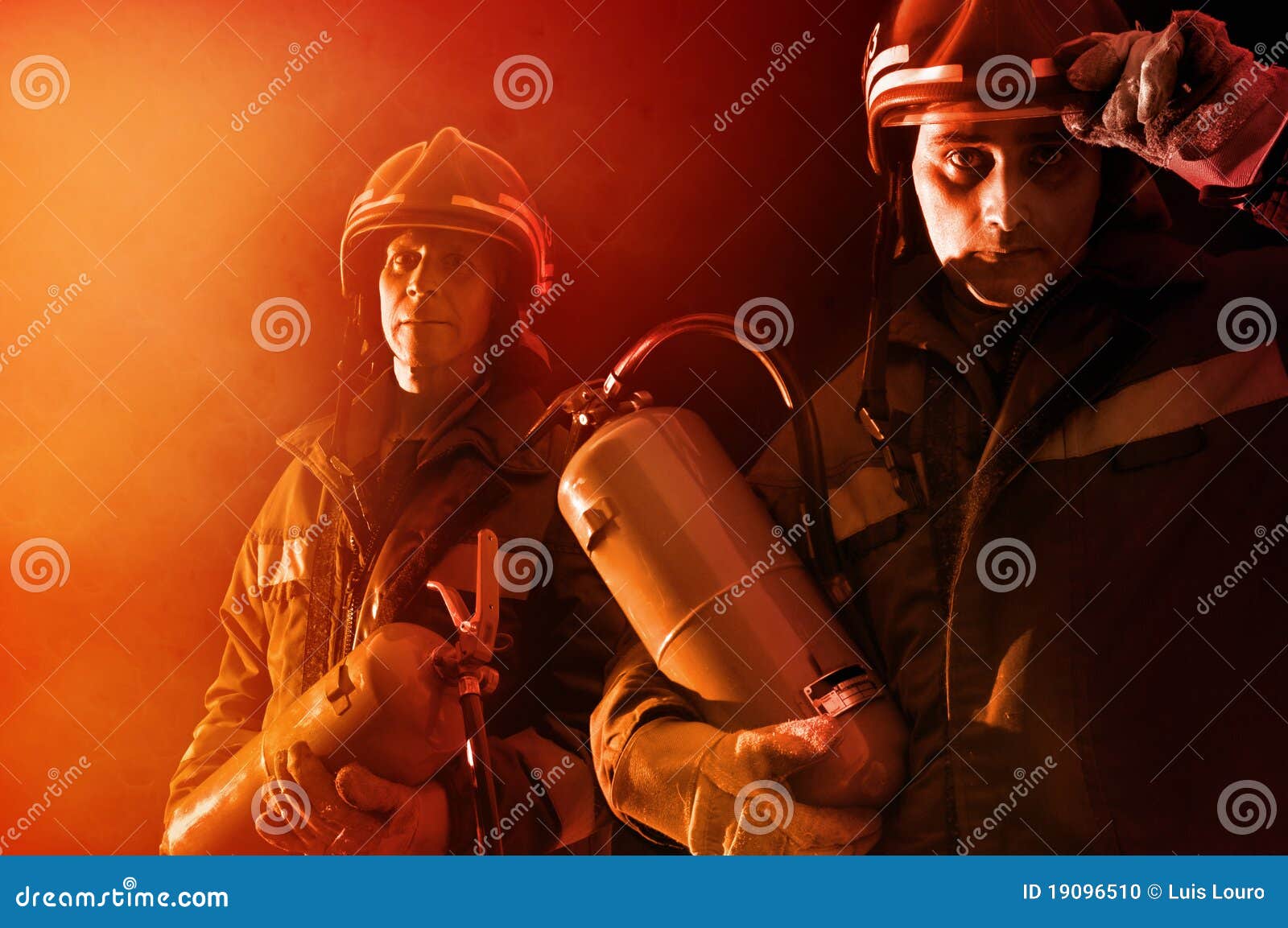 Firemen stock photo. Image of fire, fighter, mature, hero - 19096510