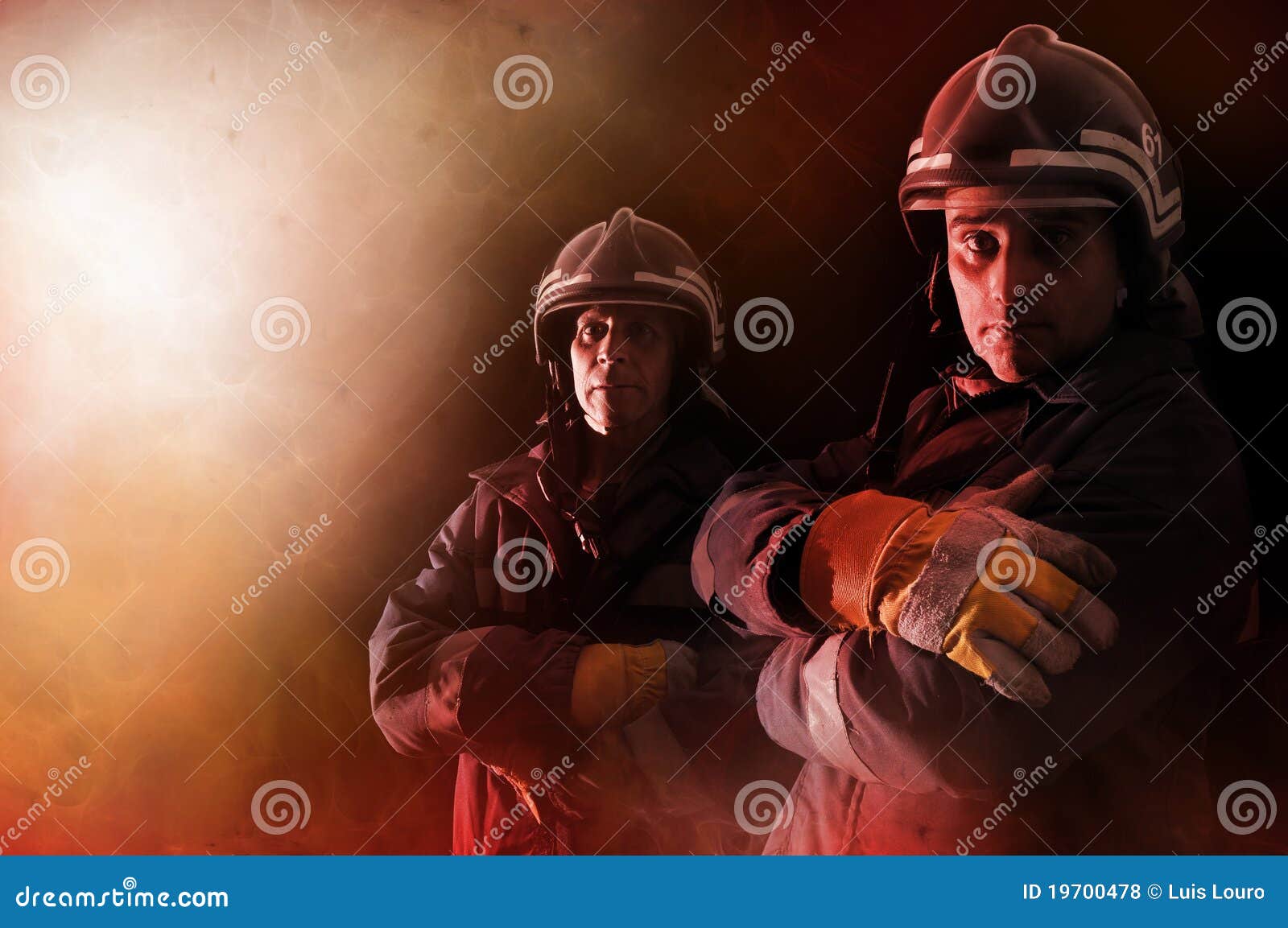 Firemen stock photo. Image of costume, isolated, firefighter - 19700478
