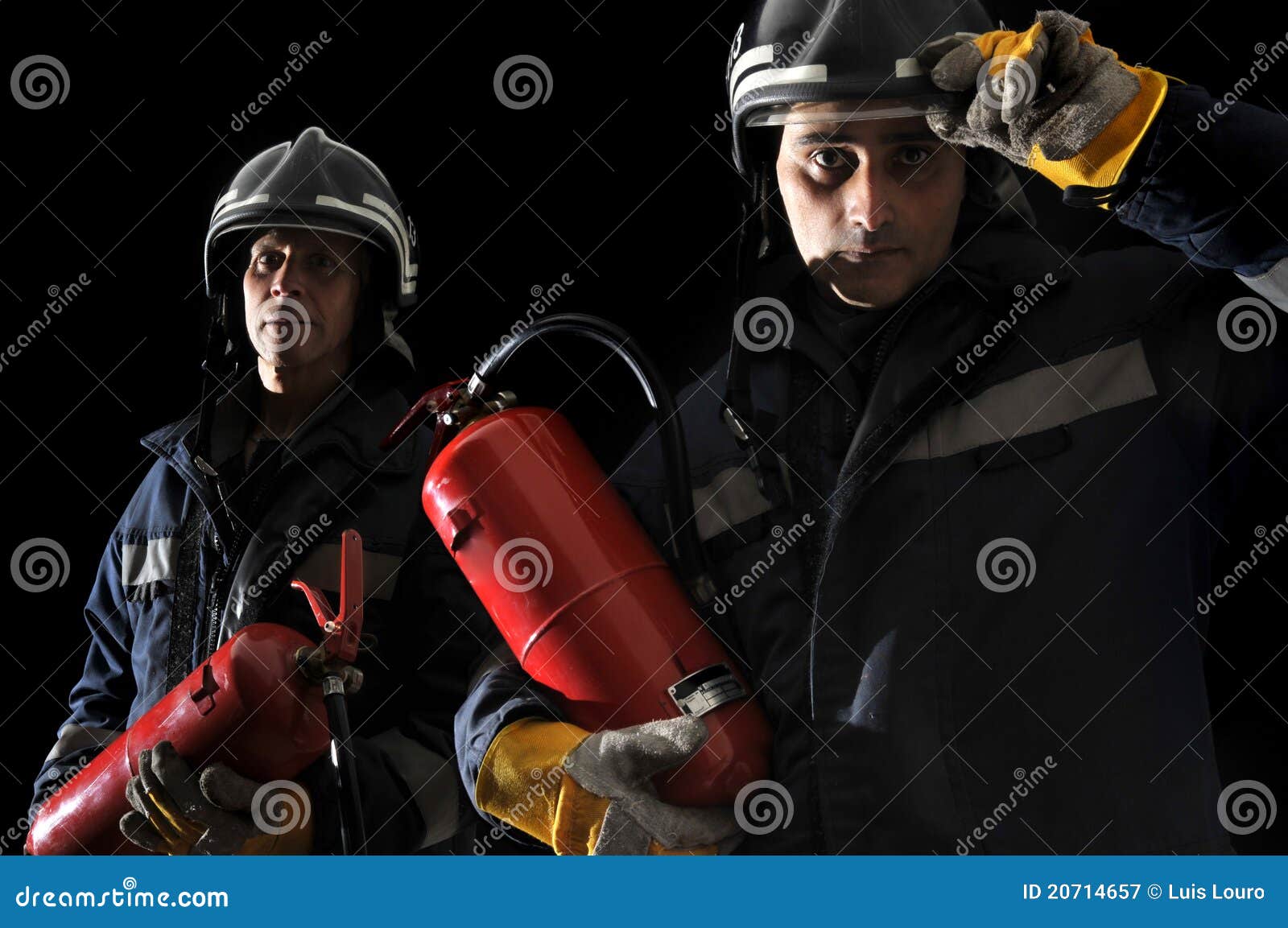Firemen stock image. Image of clothing, firefighter, face - 20714657