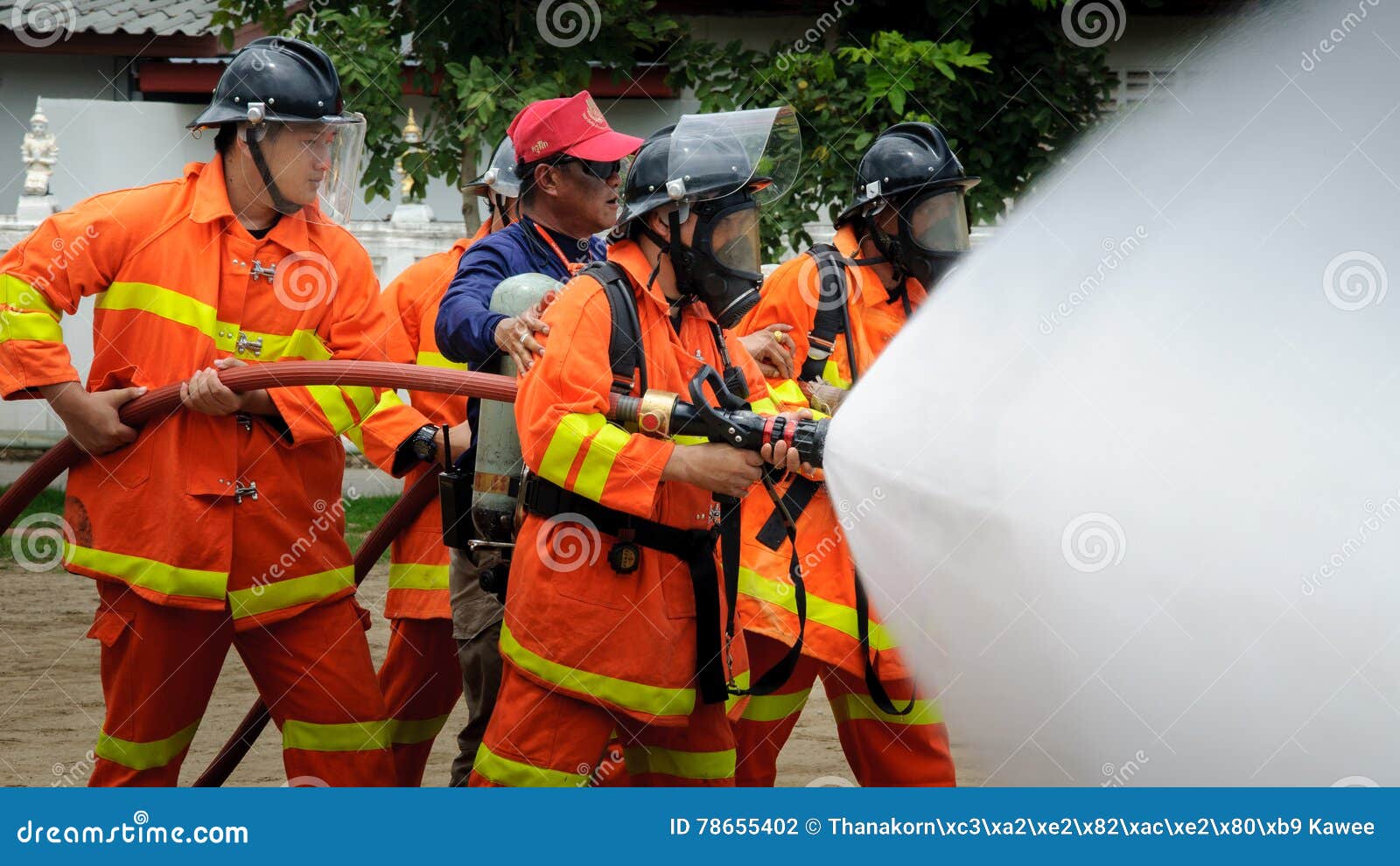 Firemen stock photo. Image of danger, helmet, fireman - 78655402