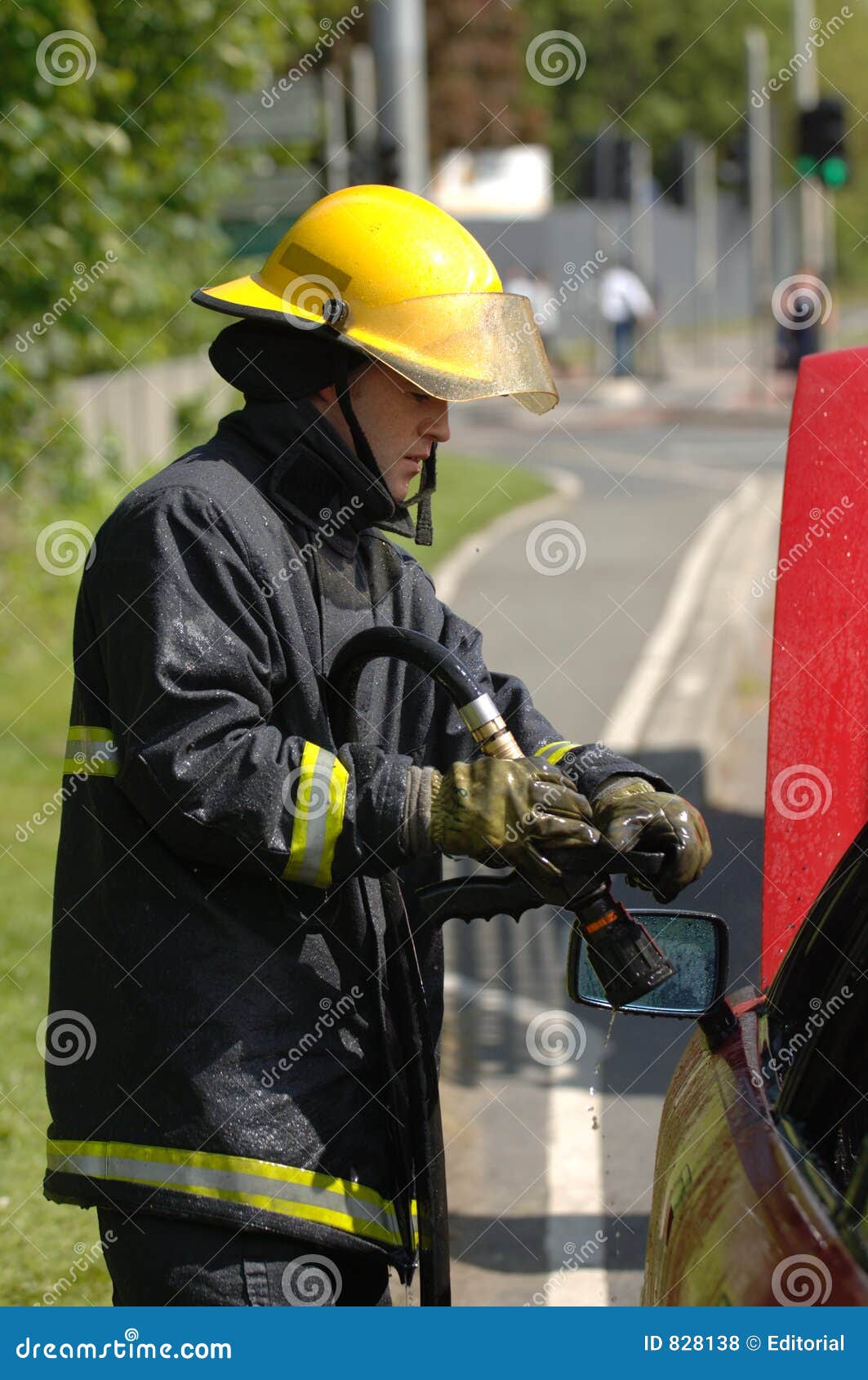 Firemen at work stock photo. Image of firefighting, firemen - 828138