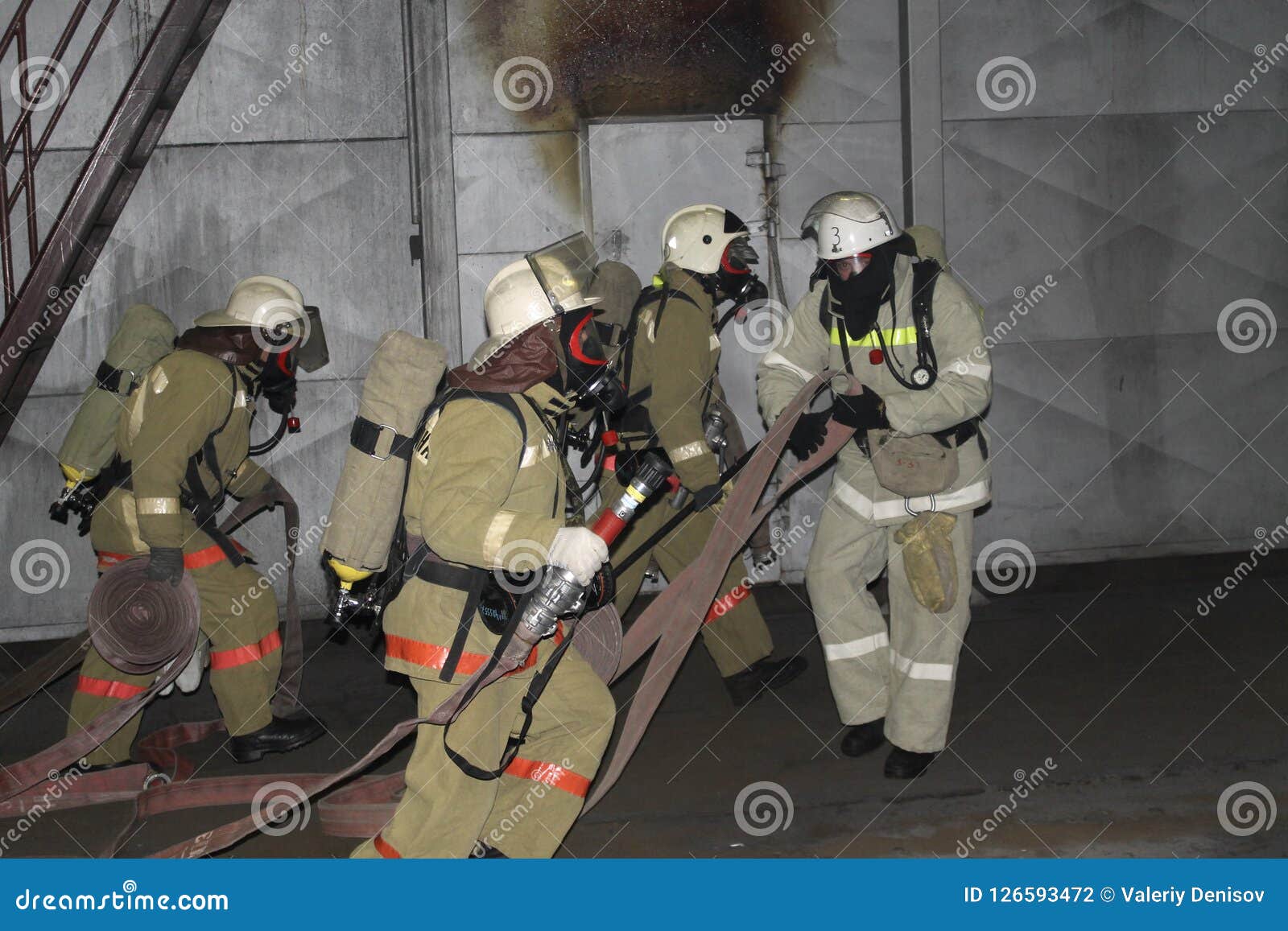 Firemen at work editorial photography. Image of profession - 126593472