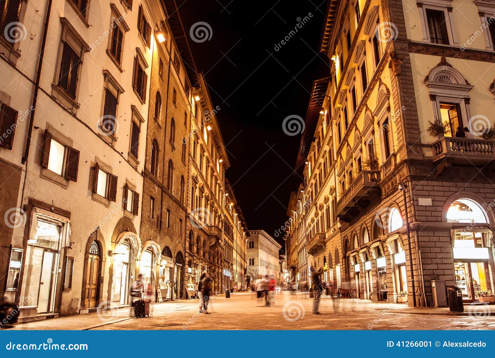 Firenze night editorial photo. Image of repubblica, shopping - 41266001