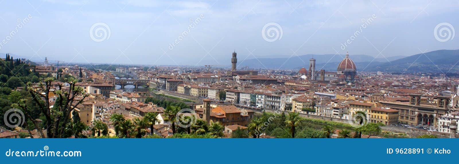 Firenze Panorama View - Italy Stock Image - Image of city, european ...