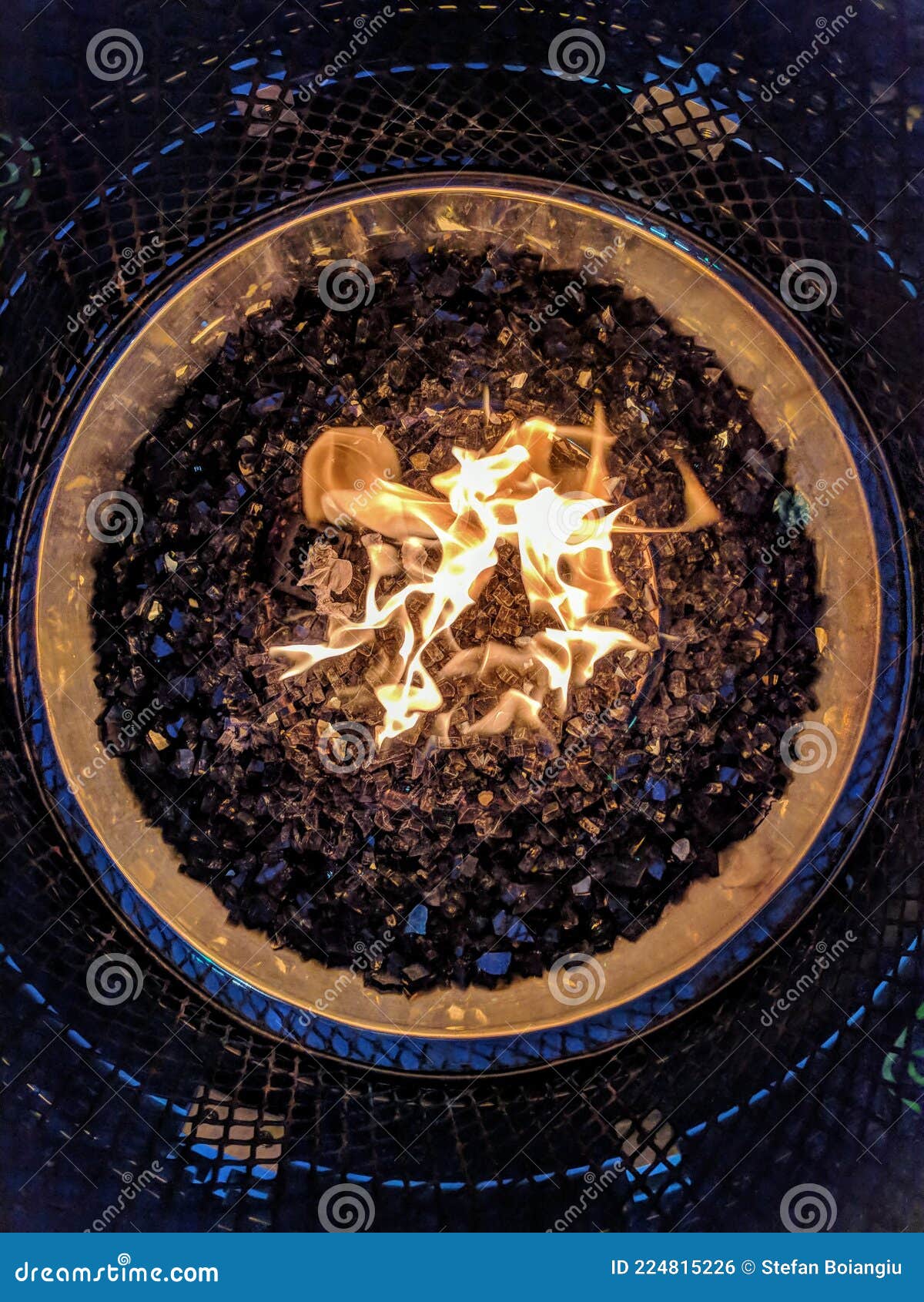Firepit from above stock photo. Image of firepit, controlled - 224815226