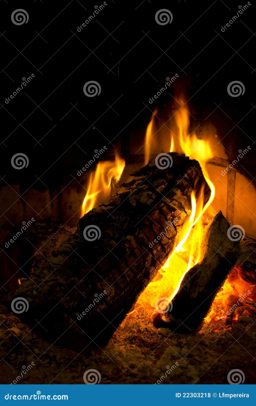 Fireplace stock photo. Image of background, home, energy - 22303218