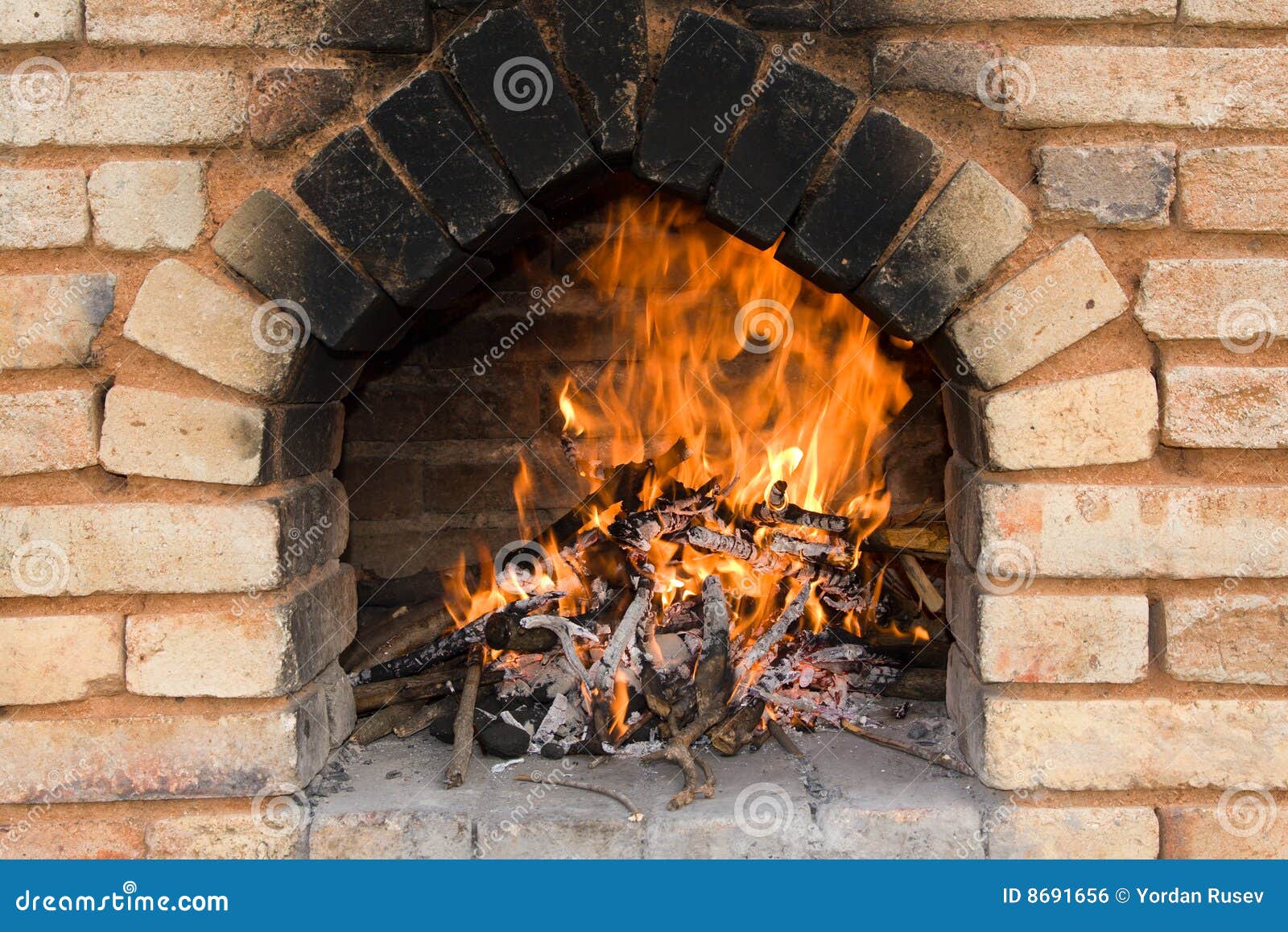 Fireplace stock photo. Image of inferno, flames, burned - 8691656