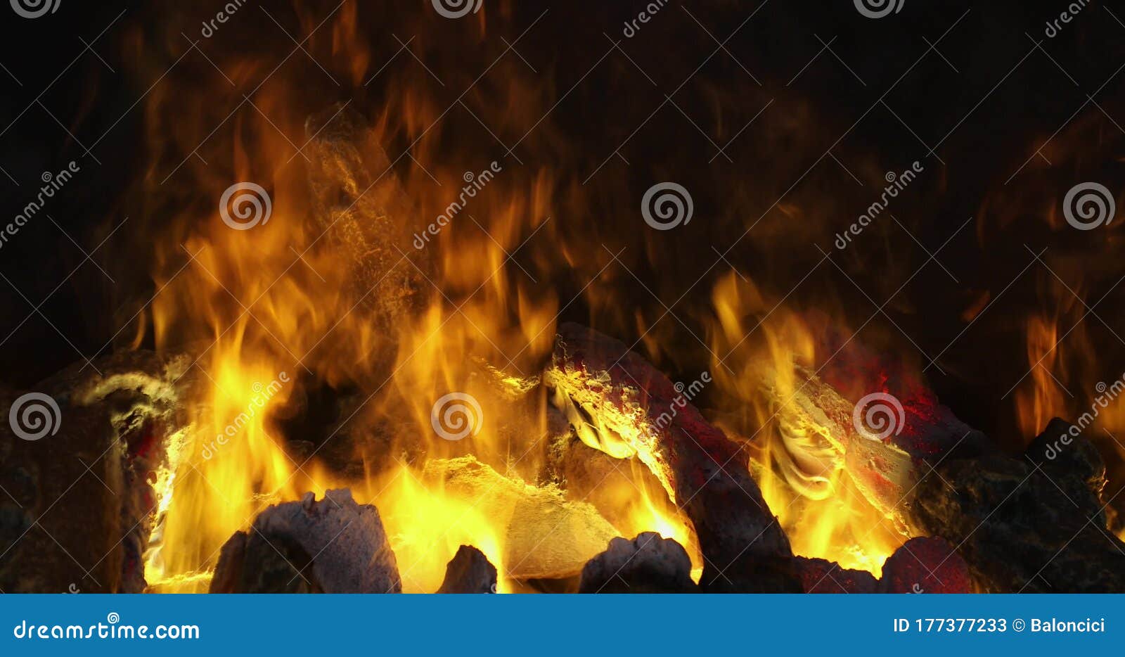 Fireplace Smoke Fire stock video. Video of video, steam - 177377233