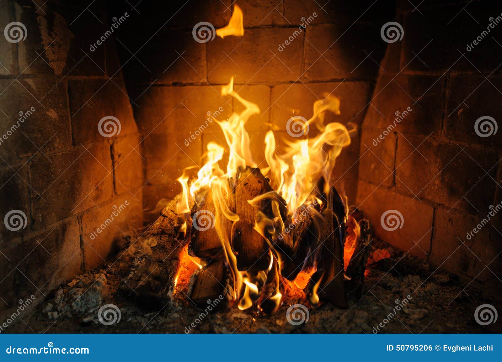 Fireplace stock photo. Image of dancing, vitality, exploding - 50795206