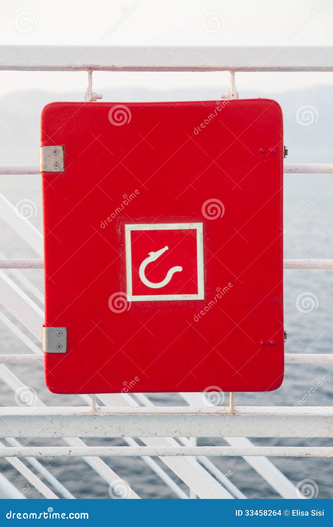 Fireplug signal on a ship stock photo. Image of fireplug - 33458264
