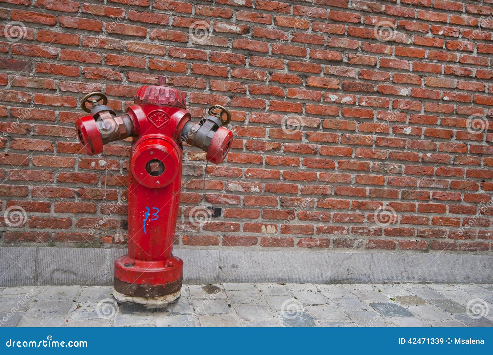 Fireplug stock image. Image of outside, safety, brick - 42471339