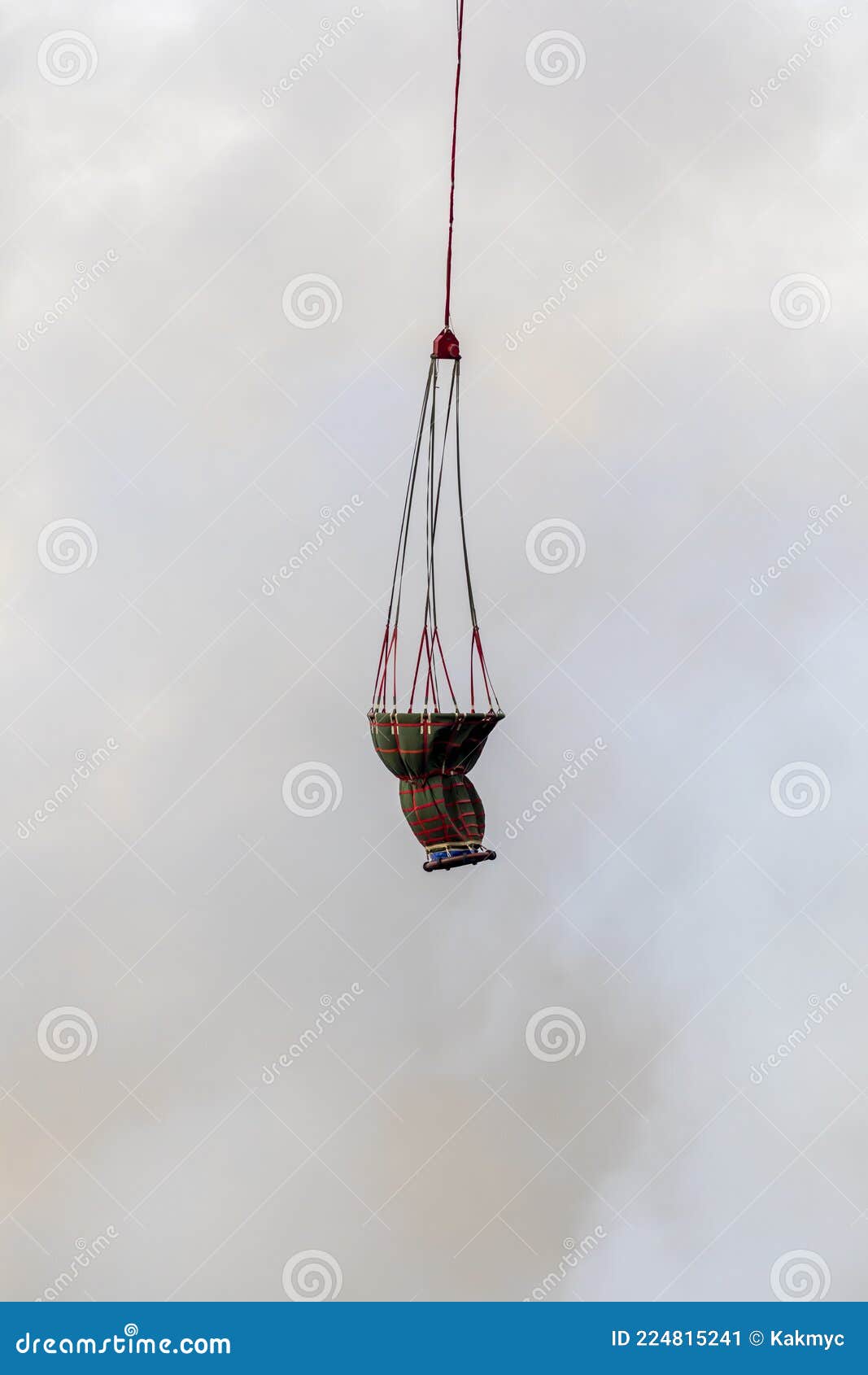 Fireproof Container with Water in the Air Stock Image - Image of ...