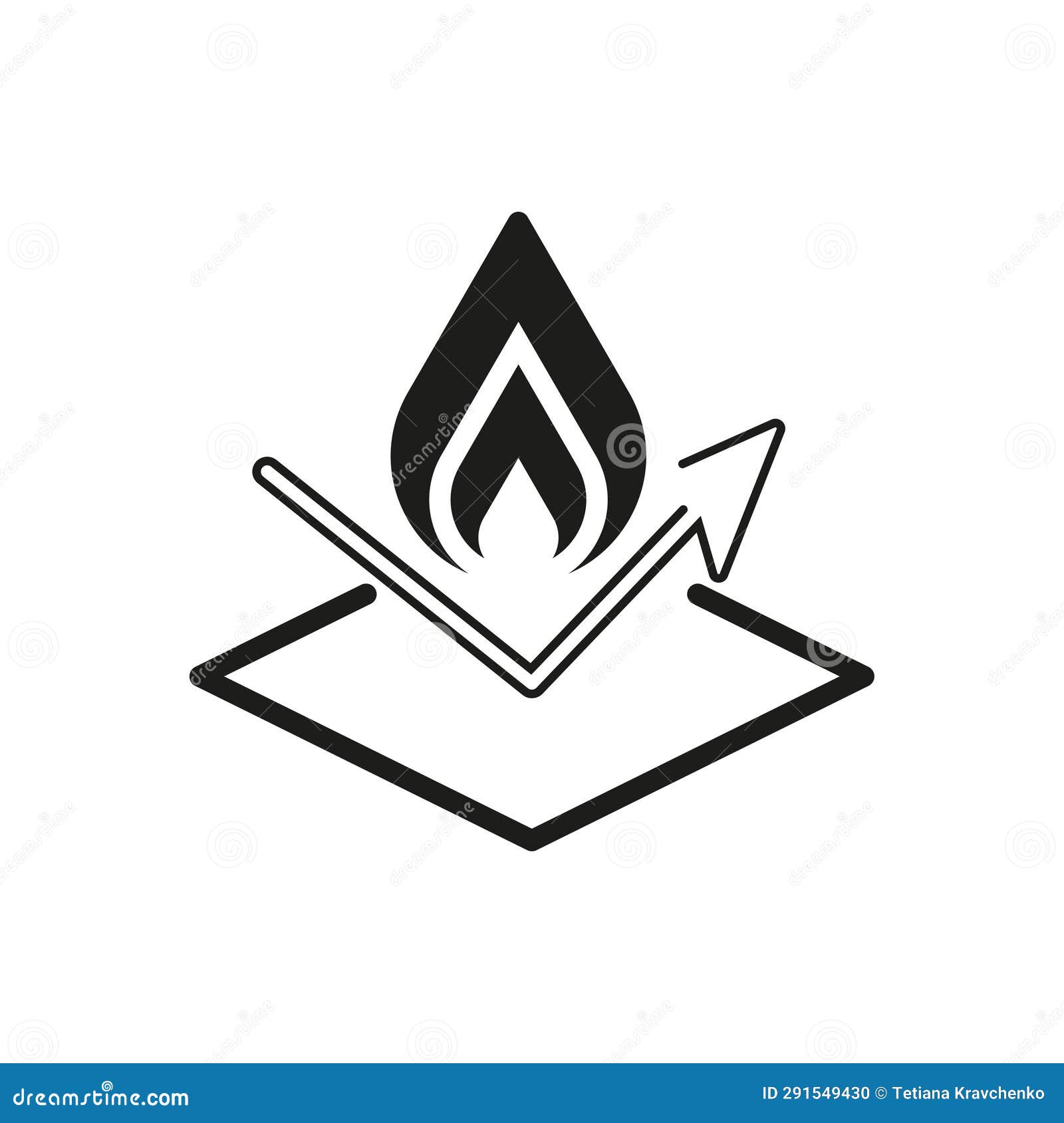 Fireproofing Icon. Vector Illustration. EPS 10 Stock Illustration ...