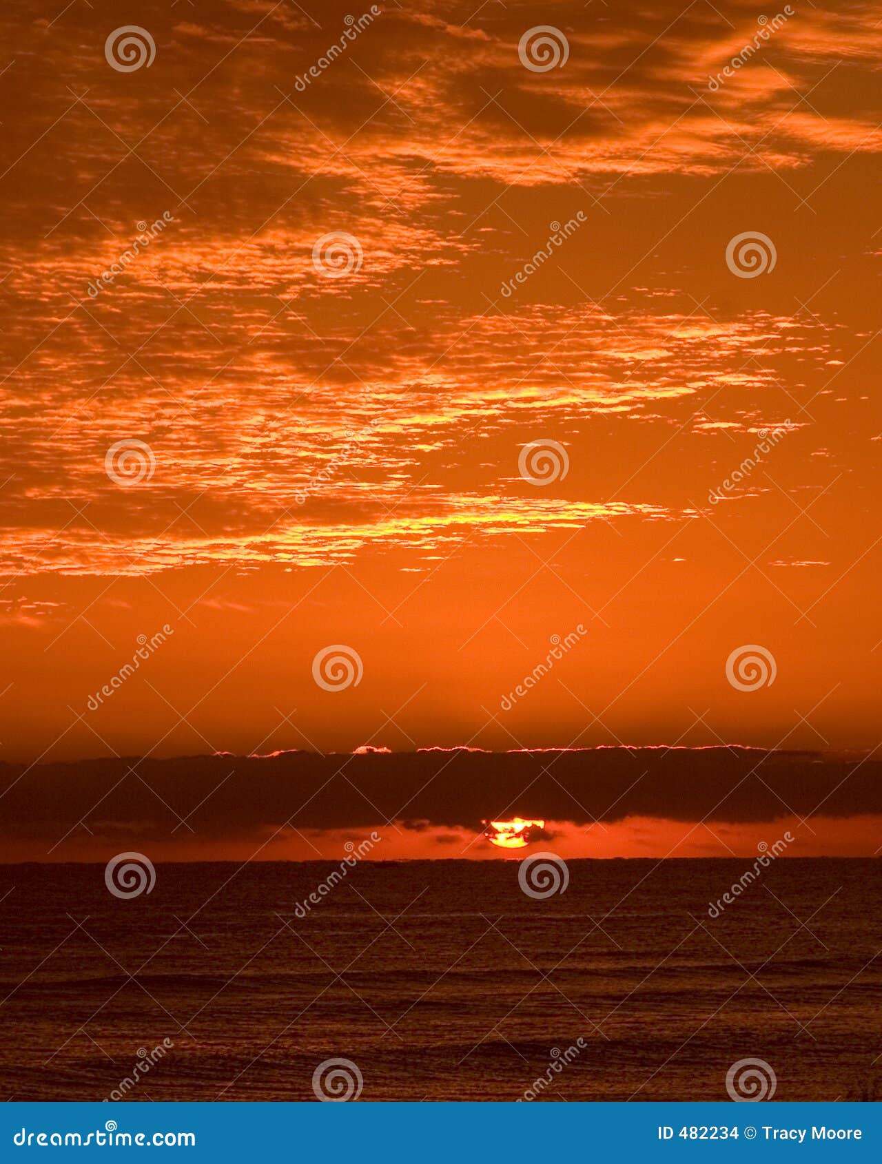 Firery sunrise stock photo. Image of clouds, landscape - 482234