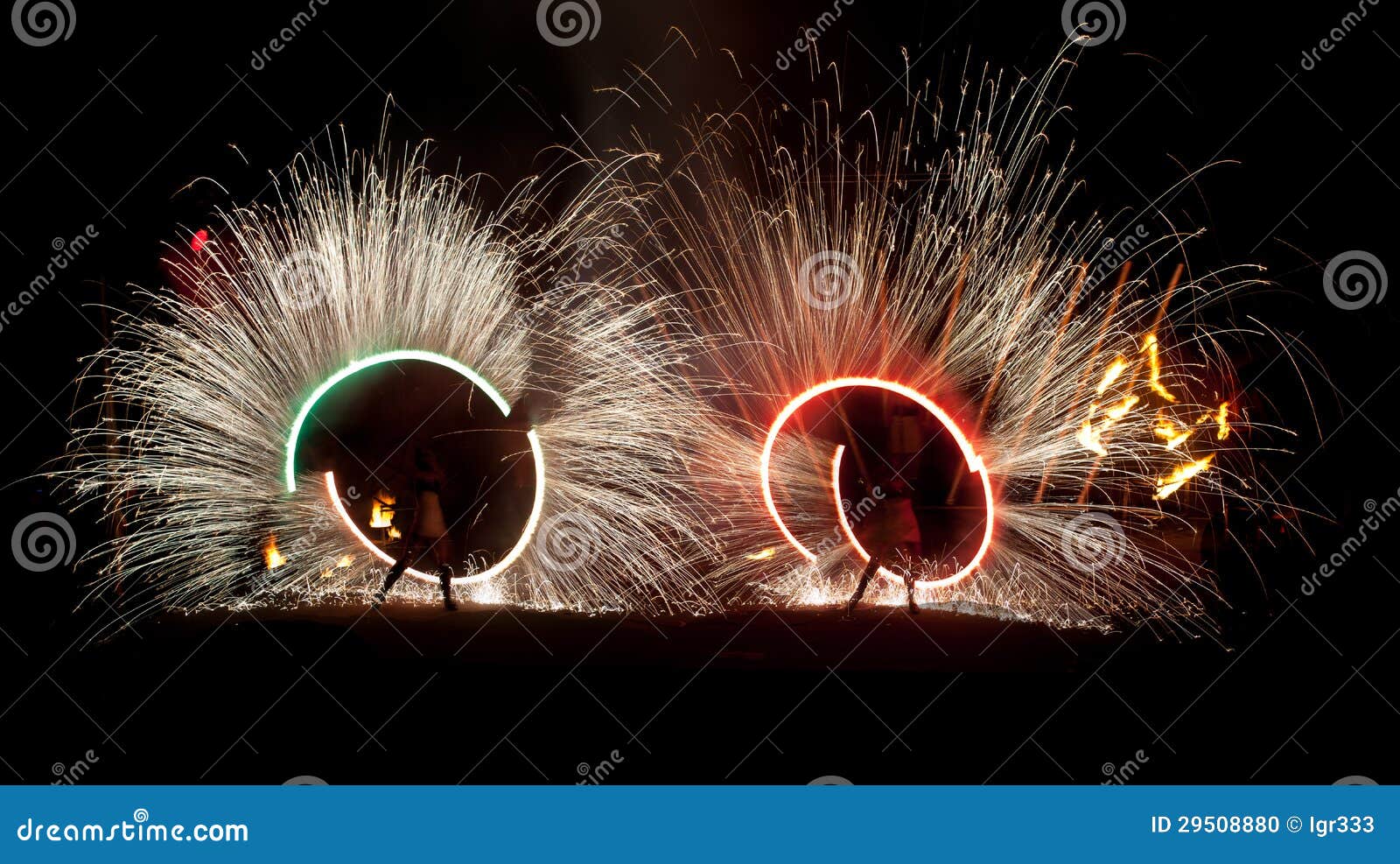 Fireshow stock photo. Image of illumination, festival - 29508880