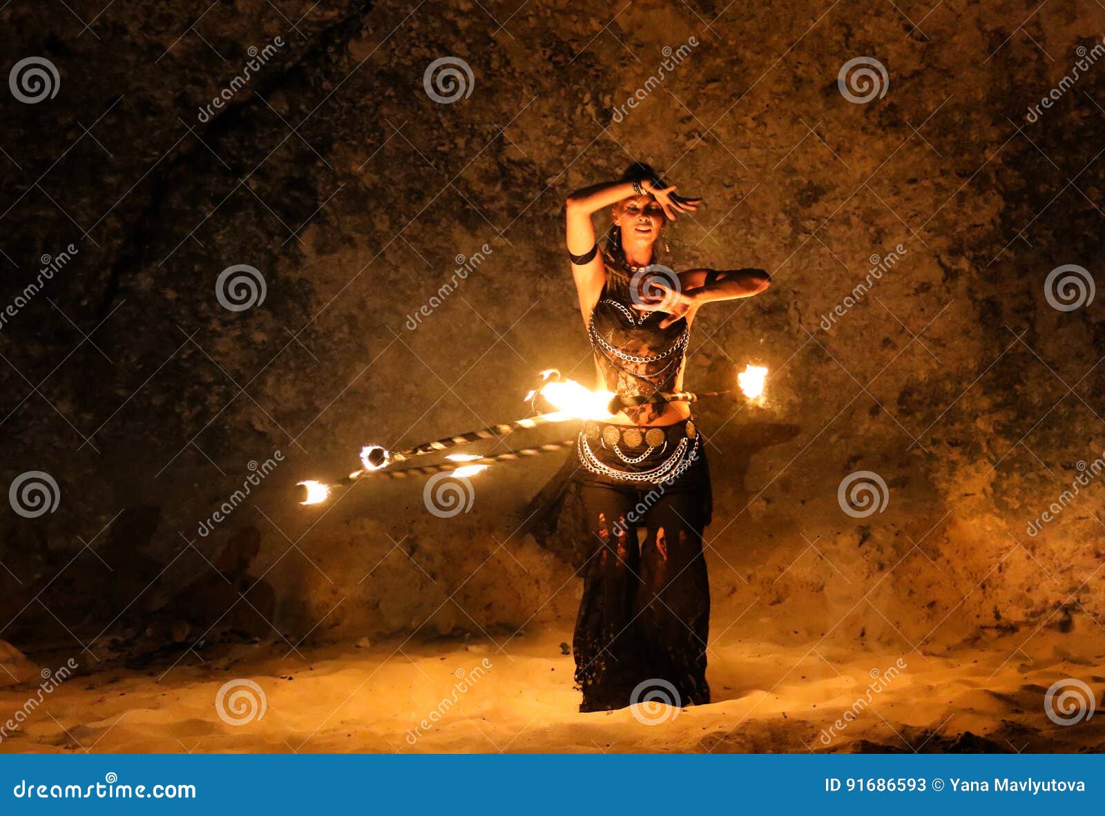 Dancing Through The Fire Royalty-Free Stock Image | CartoonDealer.com ...