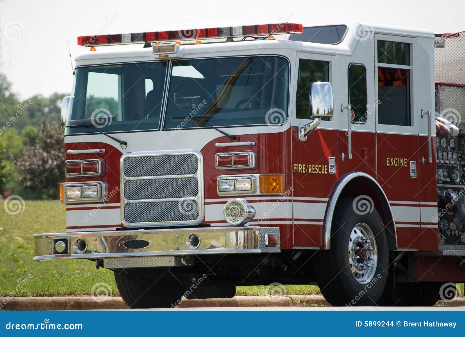 Firetruck stock photo. Image of protect, auto, safety - 5899244