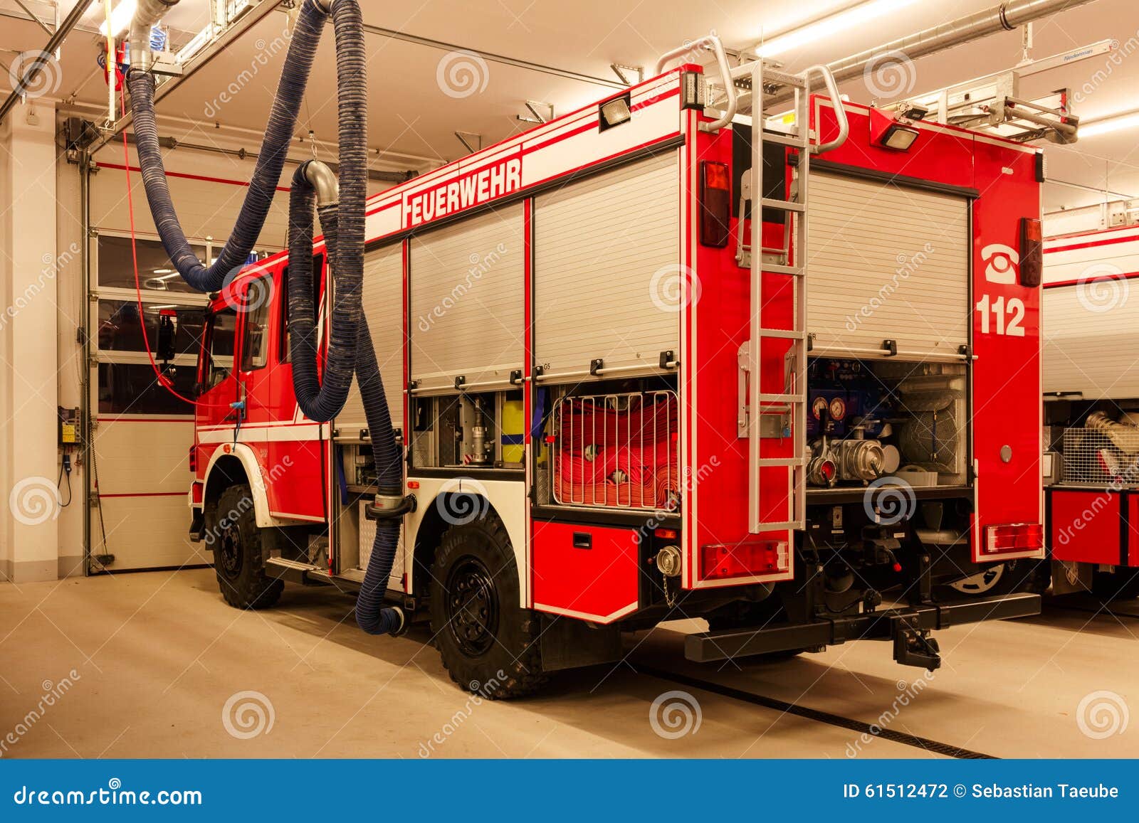 Firetruck editorial photography. Image of station, german - 61512472