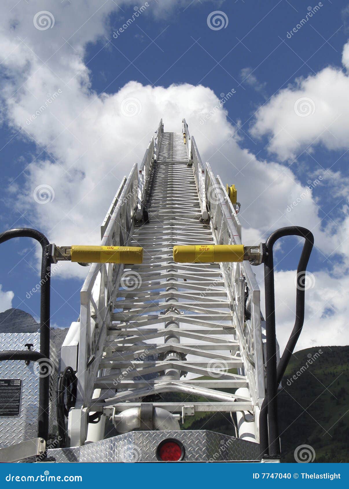 Firetruck ladder stock photo. Image of truck, engine, extension - 7747040