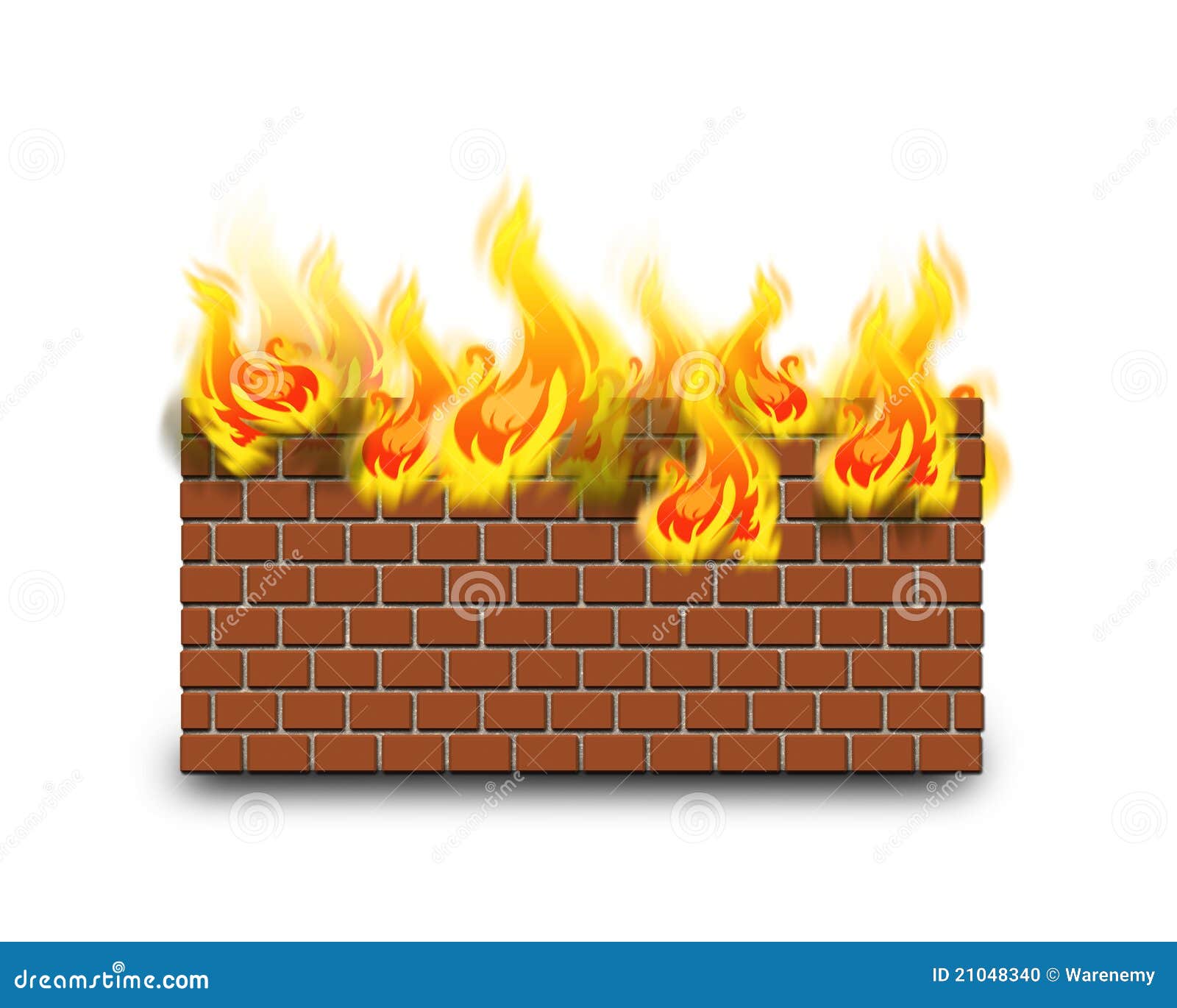 Firewall stock illustration. Illustration of internet - 21048340
