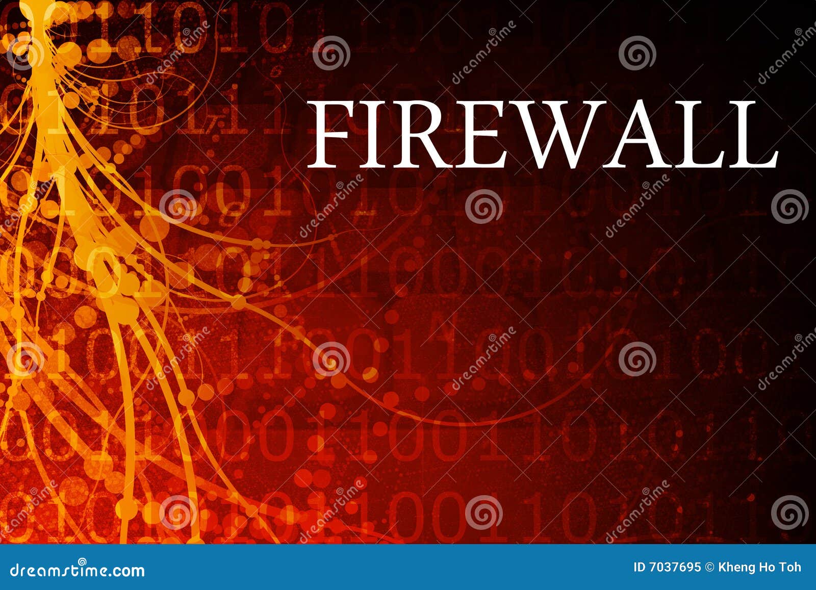 Firewall stock illustration. Illustration of themed, text - 7037695