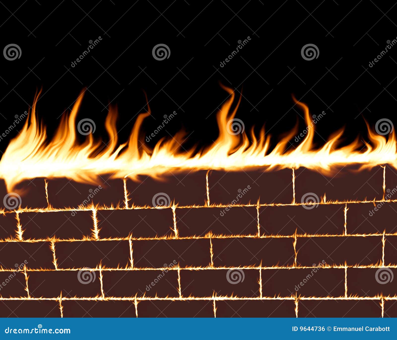 The Firewall stock illustration. Illustration of firewall - 9644736
