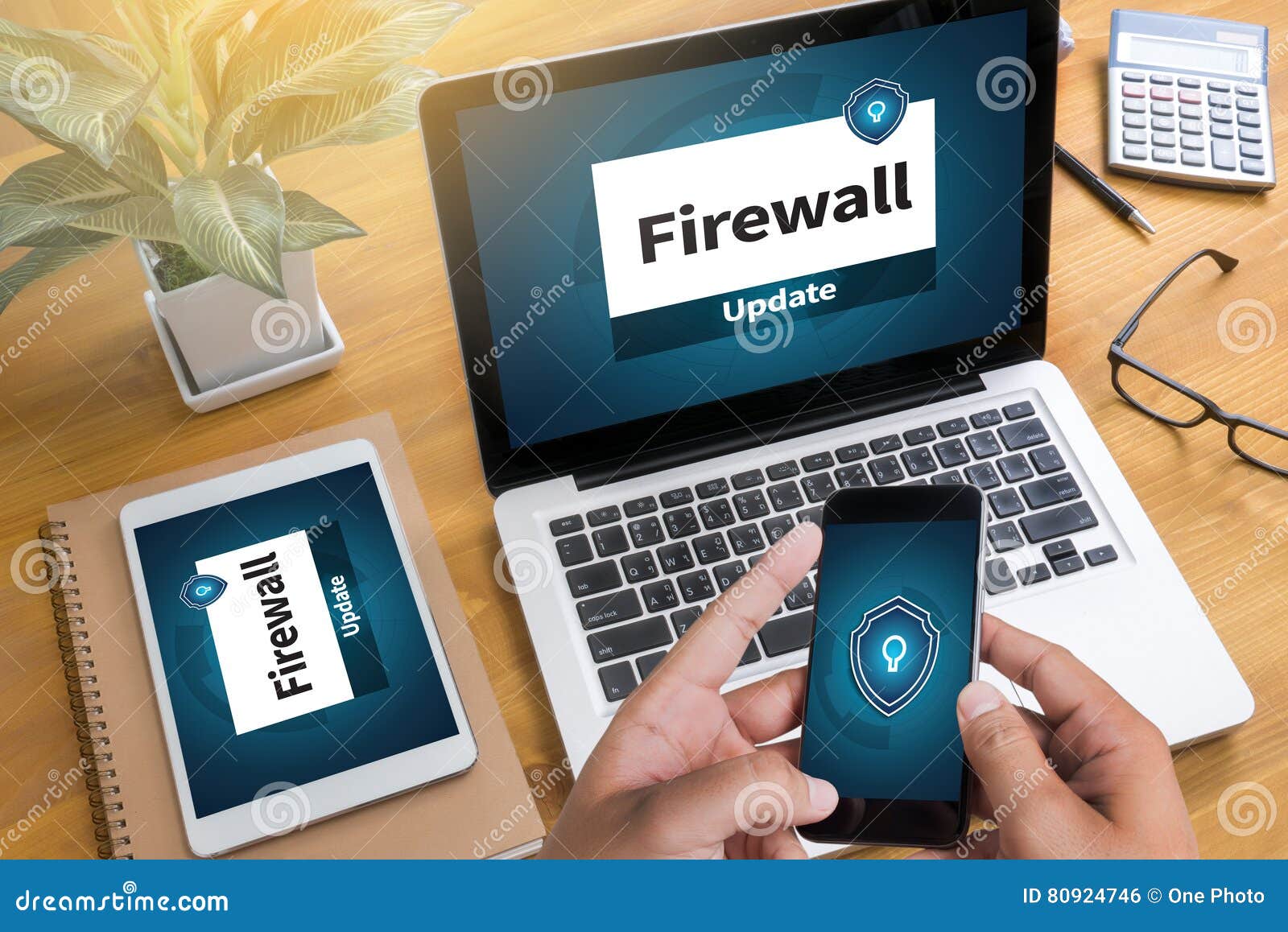 Firewall Antivirus Alert Protection Security and Cyber Security Stock ...