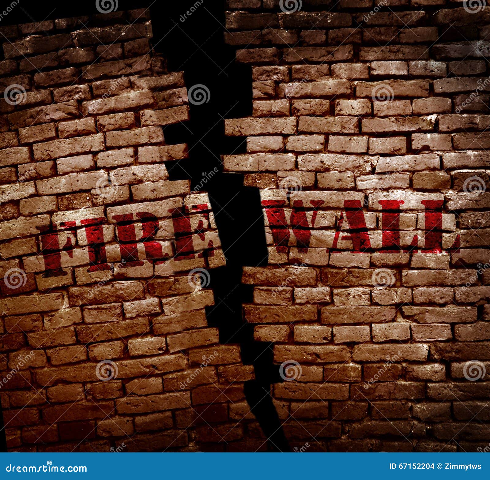 Firewall breach stock photo. Image of stolen, protection - 67152204