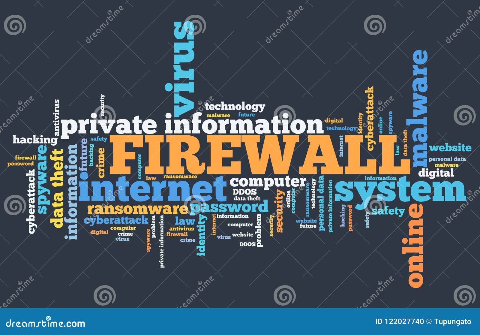 Firewall concept stock illustration. Illustration of computer - 122027740