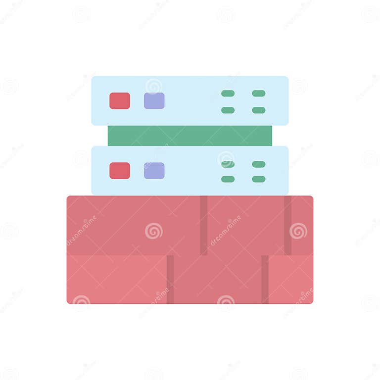 Firewall Cyber Attack Icon. Simple Color Vector Elements of Hacks Icons for Ui and Ux, Website ...