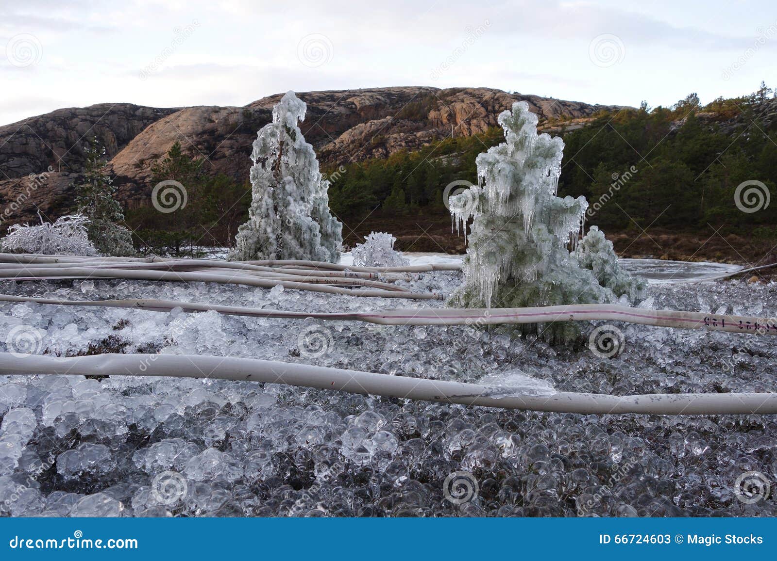 Firewall of Ice stock image. Image of firewall, norge - 66724603