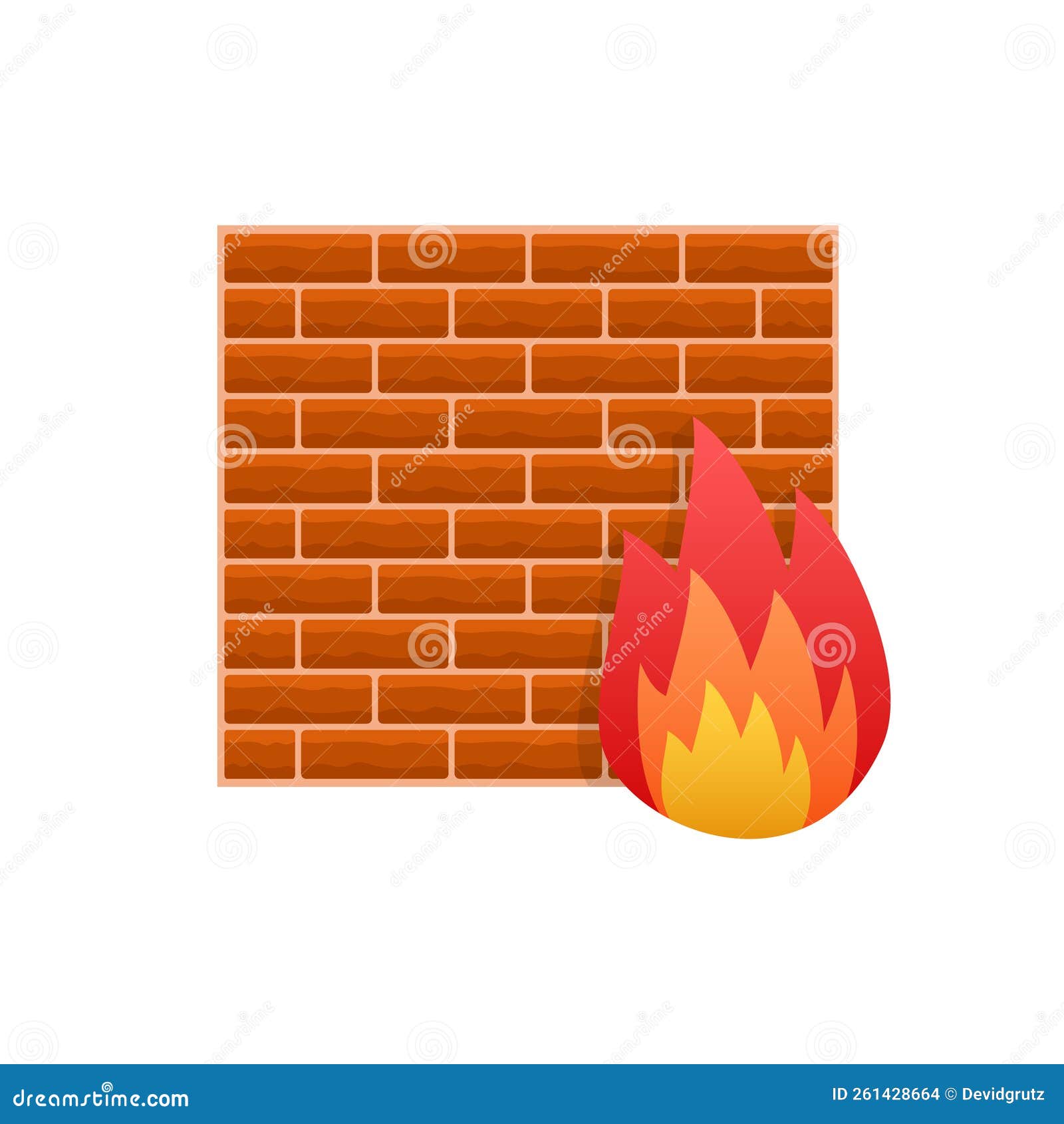 Firewall Icon. Internet Security. Vector Stock Illustration. Stock ...