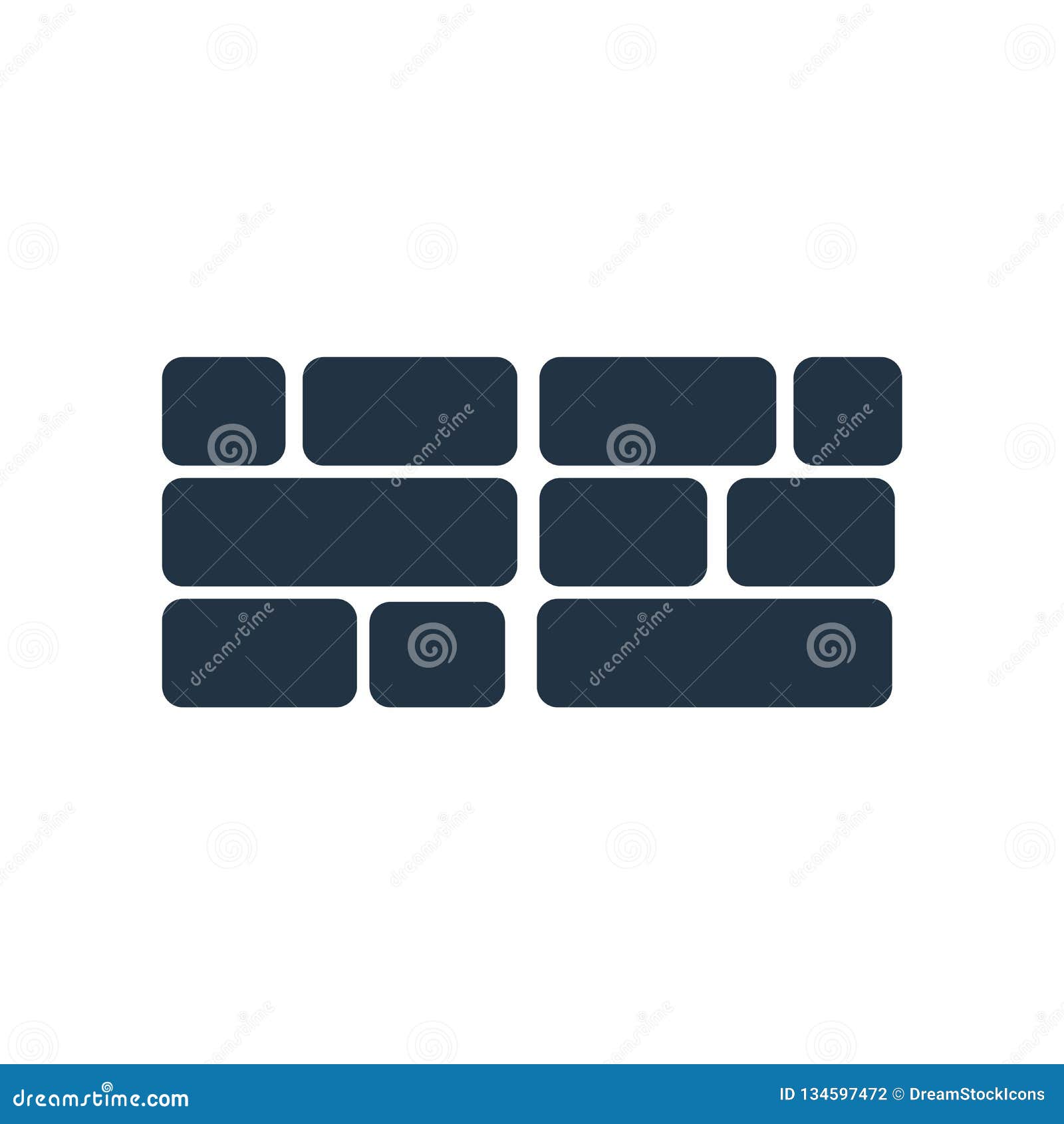 Firewall Icon Vector Isolated on White Background, Firewall Sign Stock ...