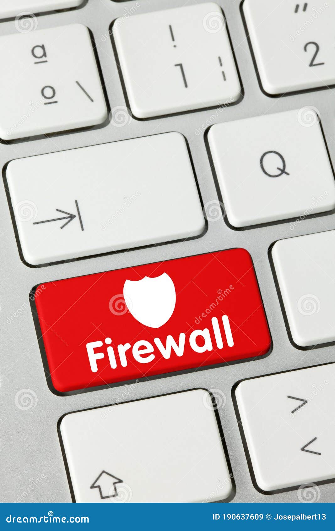 Firewall - Inscription on Red Keyboard Key Stock Image - Image of ...