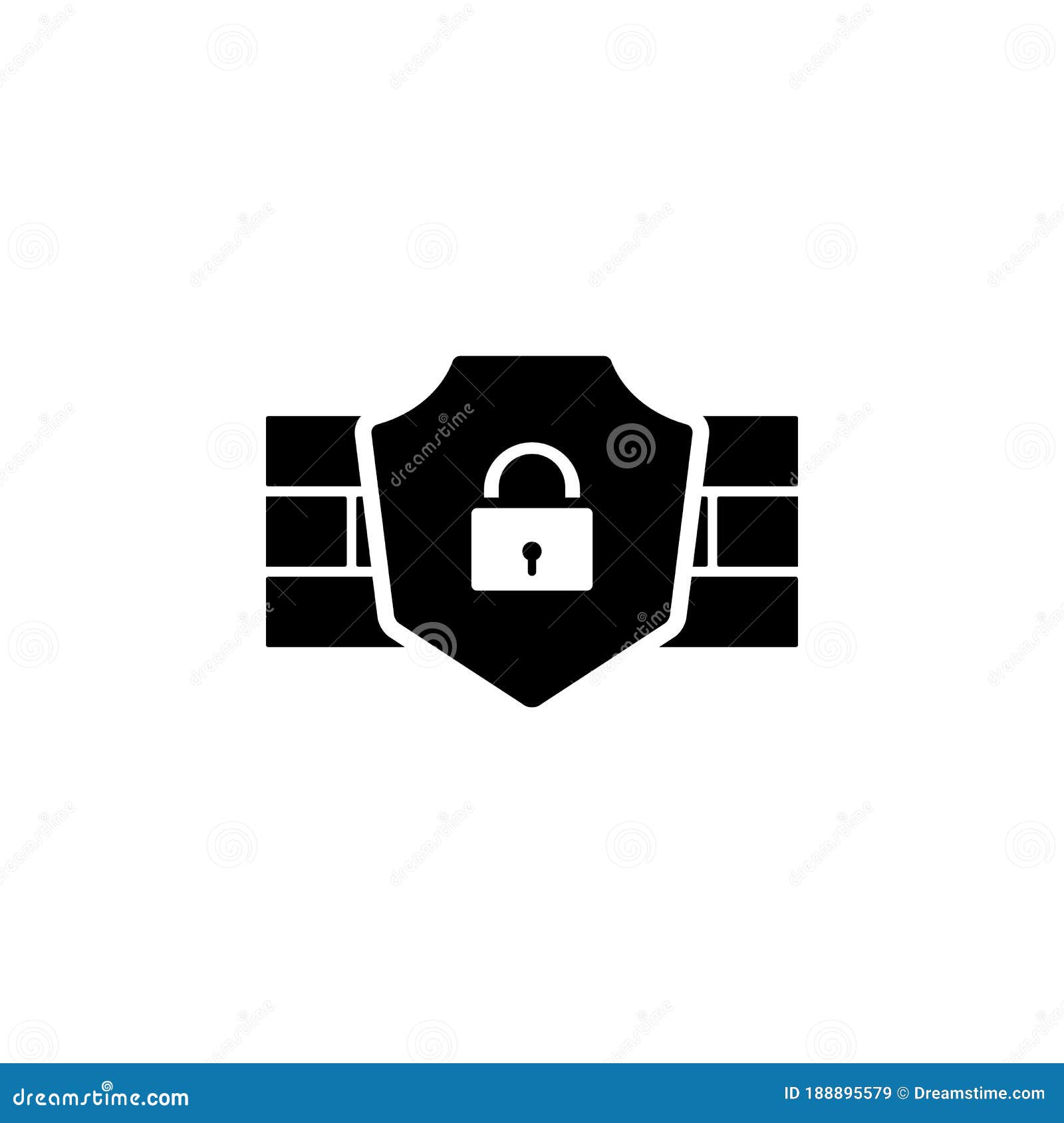 Firewall Protection Icon. Element of Cybersecurity Icon for Mobile ...